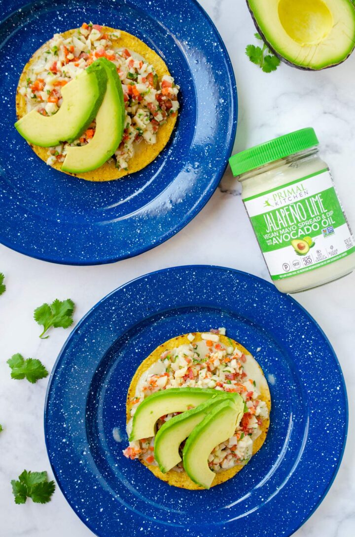 Vegan Baja Ceviche Tostadas « Dora's Table